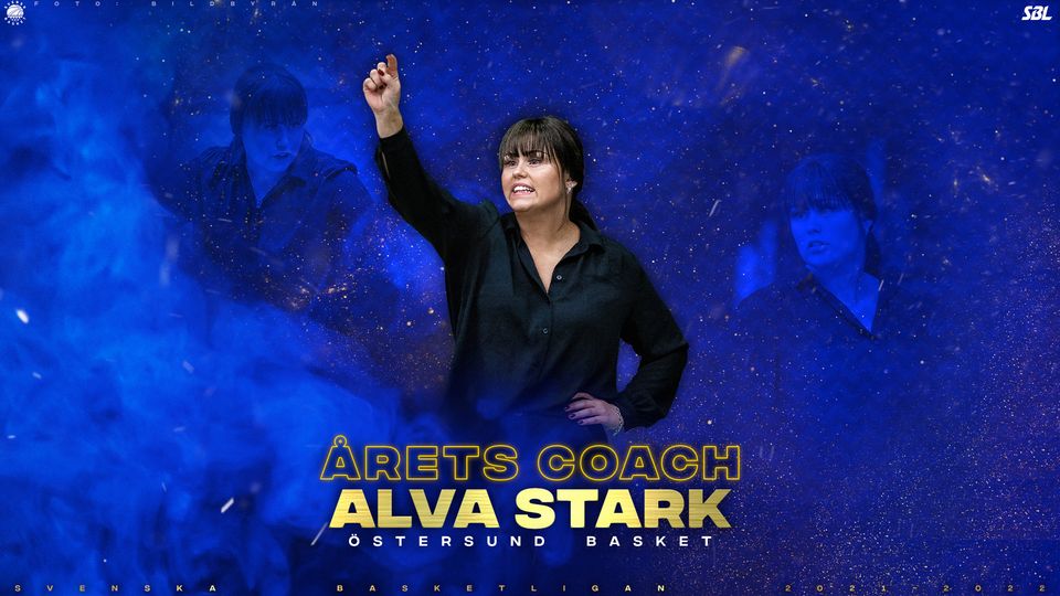 Alva Stark - Årets Coach i SBL Dam | Svenska Basketbollförbundet