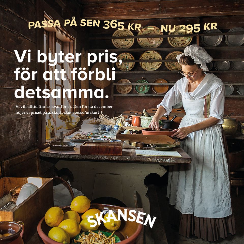 Skansen gör digital kampanj om nytt årskortspris | Stiftelsen Skansen