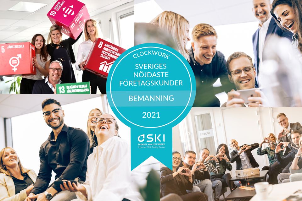 Clockworks kunder är nöjdast i branschen | Clockwork Bemanning ...