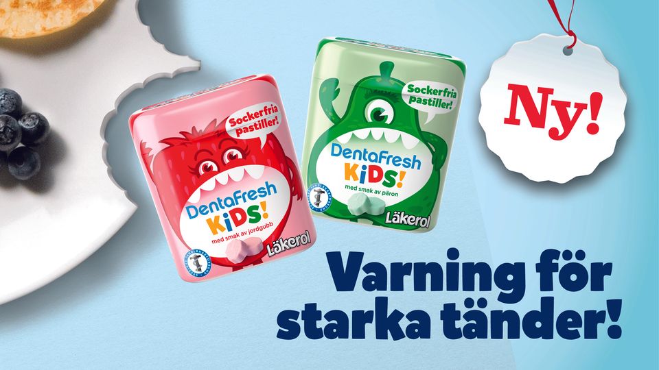 Läkerol lanserar dental pastill för barn | Cloetta Sverige AB