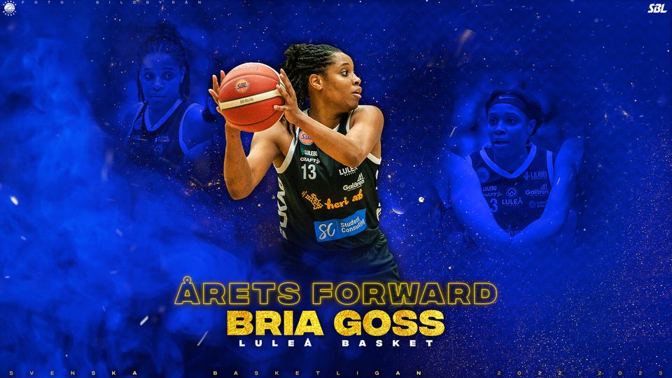 Bria Goss - Årets Forward i SBL Dam | Svenska Basketbollförbundet