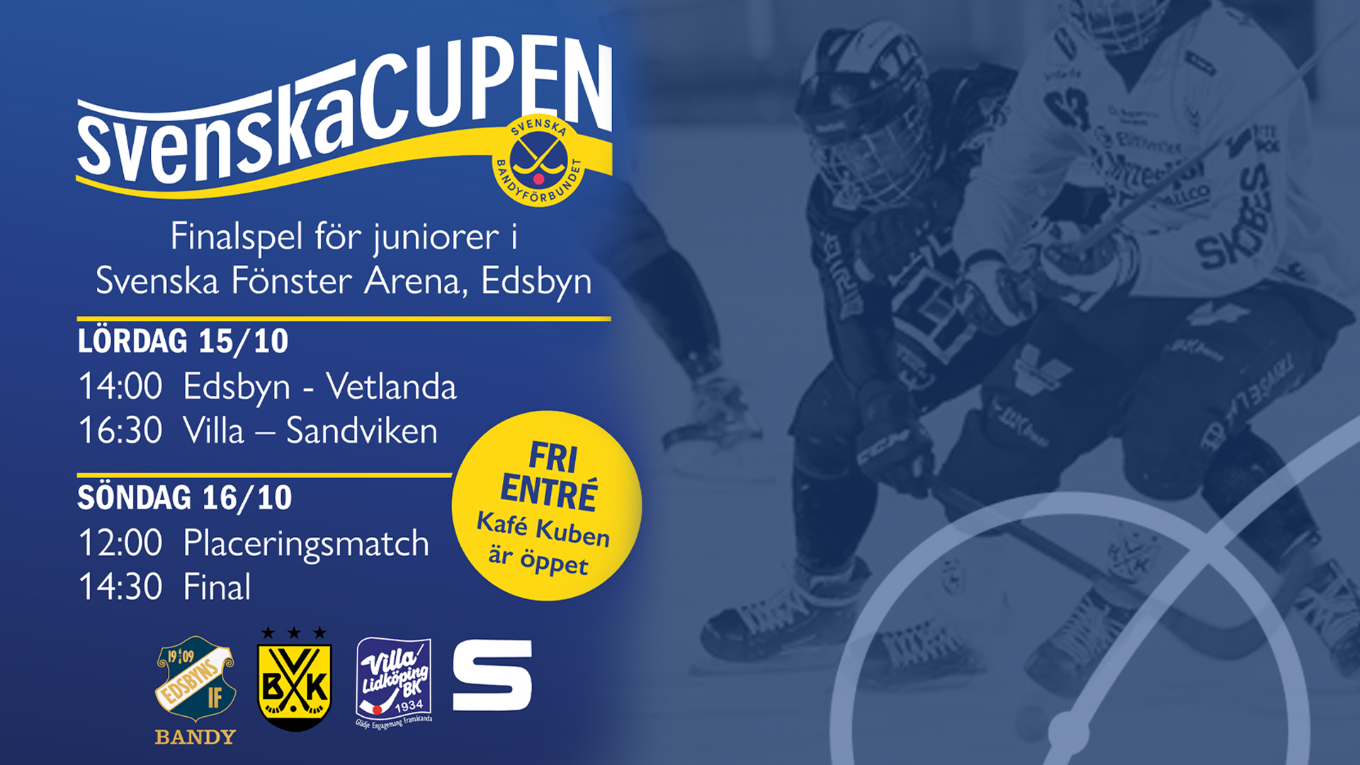 Svenska Cupen Junior i bandy - så spelas slutspelet 2022 | Svenska Bandyförbundet