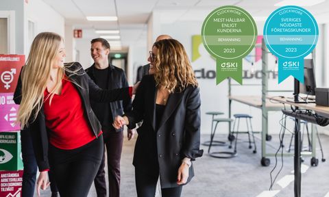 Tre år av Sveriges nöjdaste kunder! | Clockwork Bemanning & Rekrytering AB