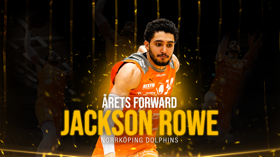 Jackson Rowe - Årets Forward i SBL Herr | Svenska Basketbollförbundet
