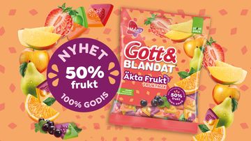 Nyhet från Gott & Blandat: Äkta Fruktgodis Fruktmix som är fylld av somriga smaker! | Cloetta ...