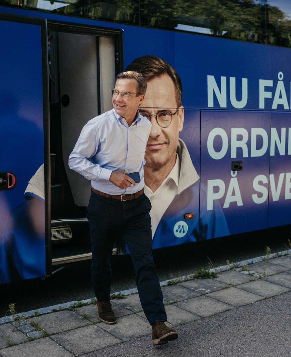 Ulf Kristersson besöker Västerås, Surahammar, Uppsala och Täby ...