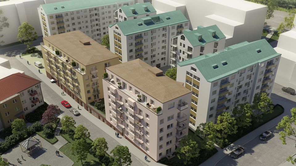 Nya bostadshus och mer gröna ytor i Hagalund | Solna stad