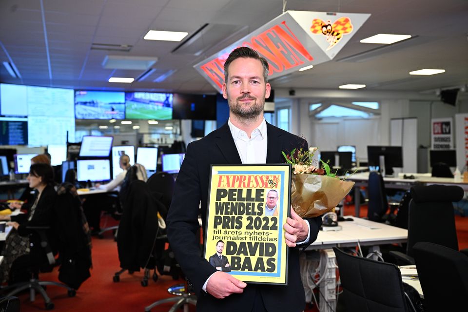 Journalisten David Baas tilldelas årets Per Wendel-pris | Expressen