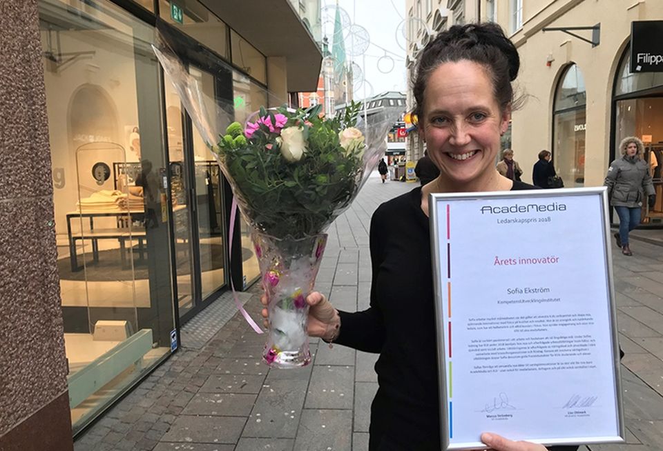 Sofia Ekström är årets innovatör inom AcadeMedia | AcadeMedia