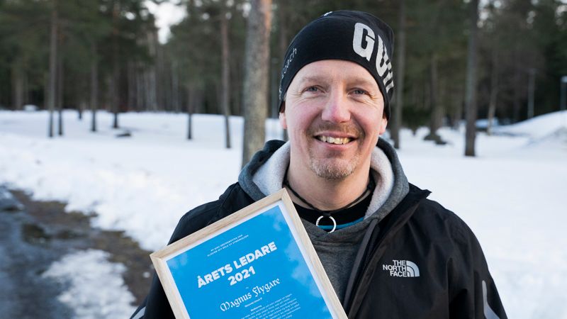 Magnus Flygare från GUIF utses till årets ledare i Västerbotten ...