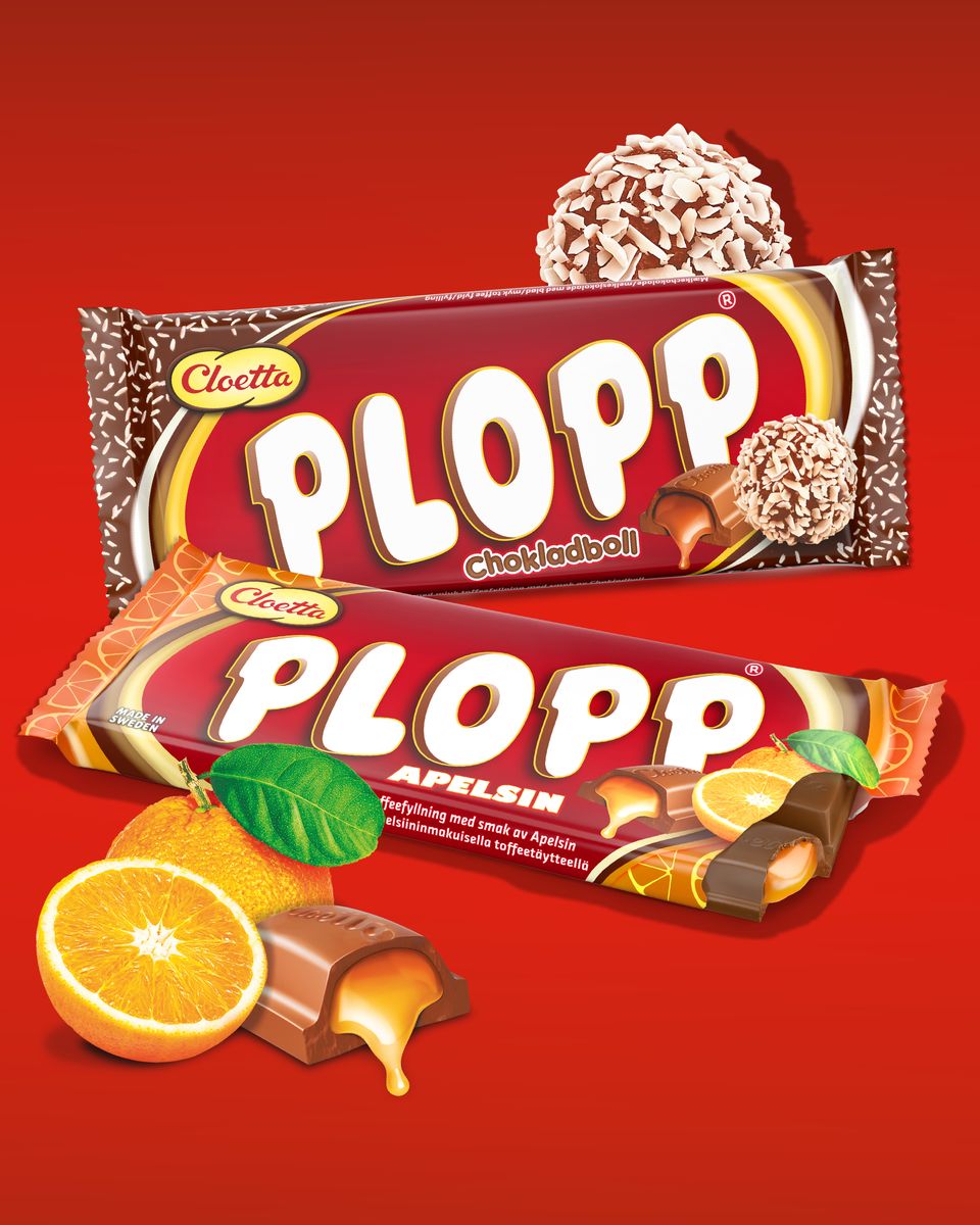 Plopp Apelsin och Plopp Chokladboll – älskade klassiker i större format ...
