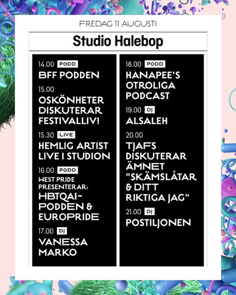 Halebop introducerar en podcast-scen under årets Way Out West festival ...