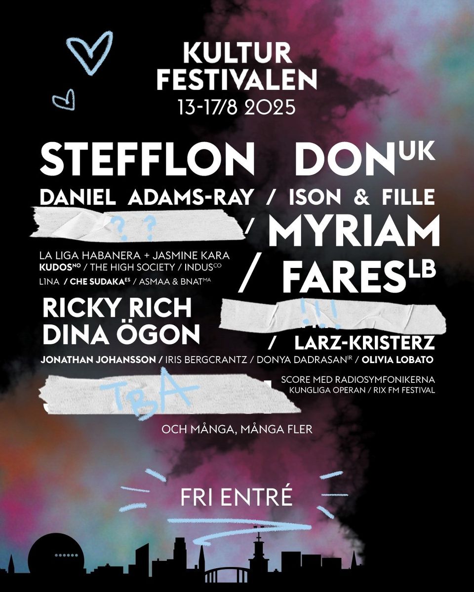 Stefflon Don, Ricky Rich, Myriam Fares, Dina Ögon, Daniel Adams-Ray och ...