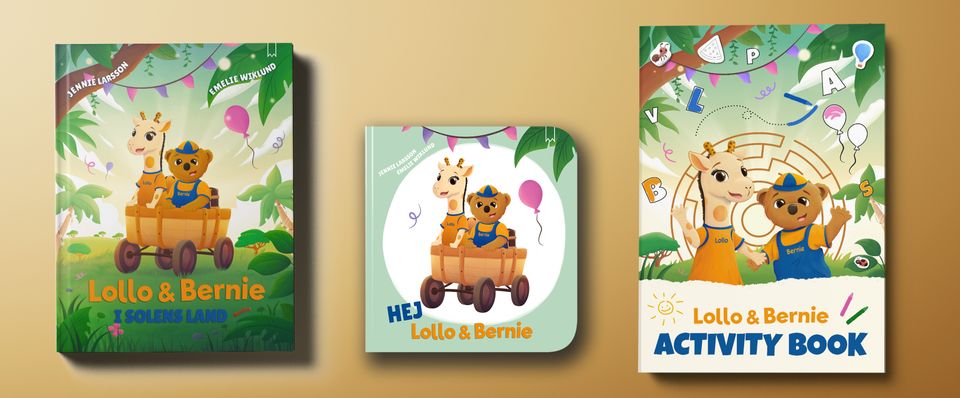 De omtyckta karaktärerna Lollo & Bernie blir böcker – tre nya favoriter ...