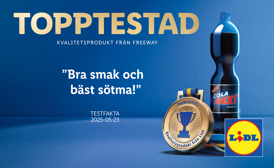 Läskande värre! Lidls Cola Maxx från Freeway toppar smaktest | Lidl Sverige