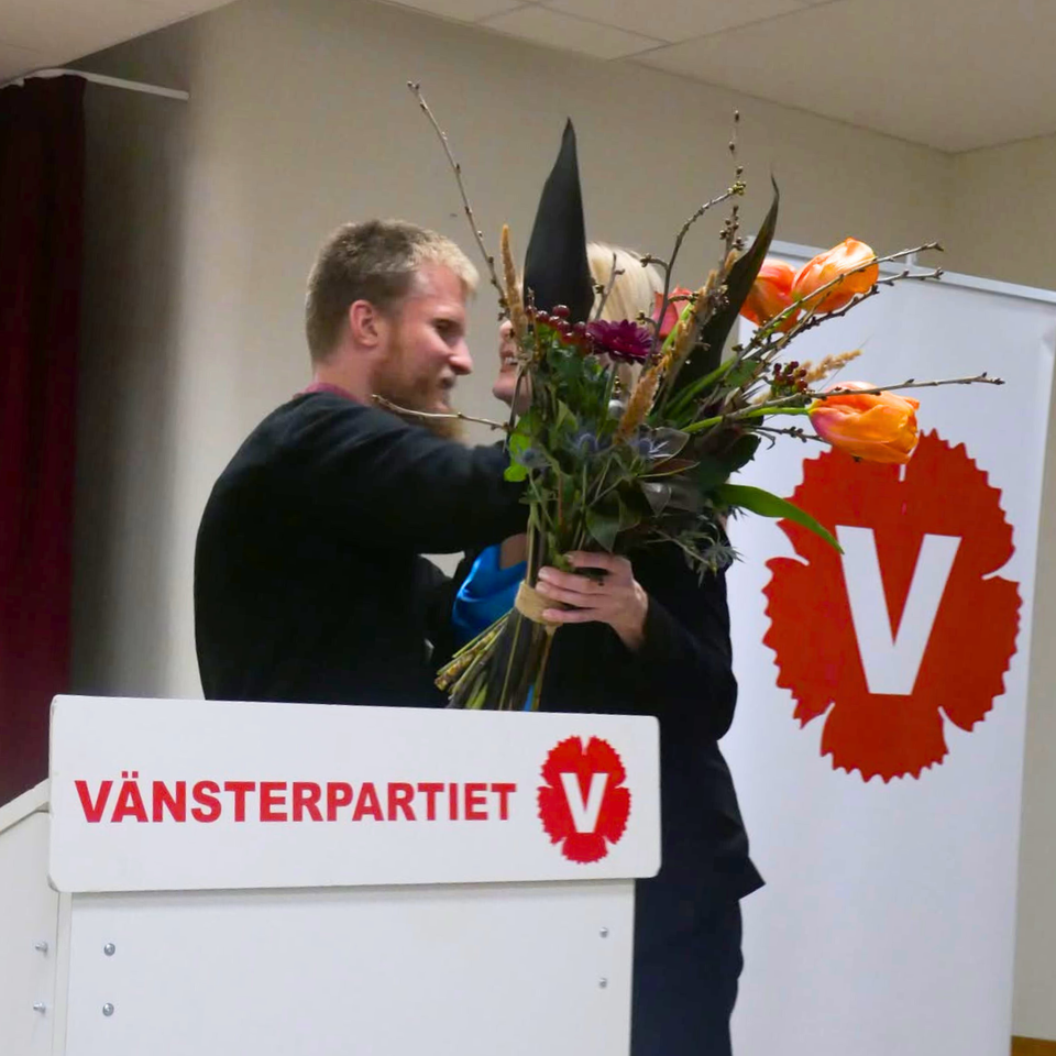Jesper Sahlén omvald ordförande för Vänsterpartiet i Skåne ...