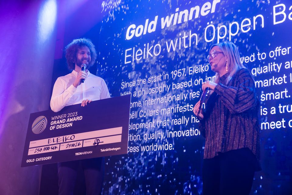Eleiko vinner årets Grand Award of Design | Teknikföretagen