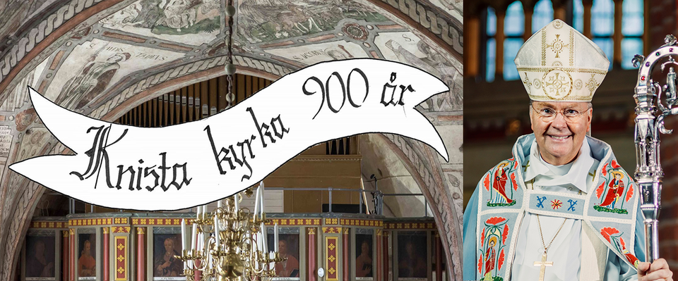 Knista kyrka fyller 900 år – biskop Johan Dalman leder jubileumsmässa ...