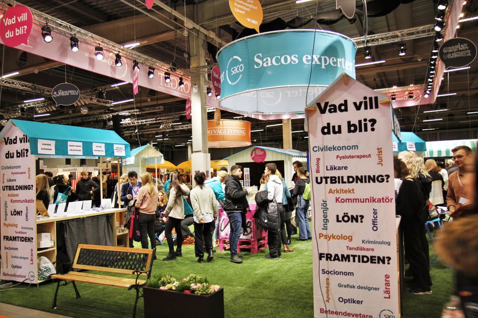 Saco Studentmässor lockar tusentals gymnasieelever | Saco