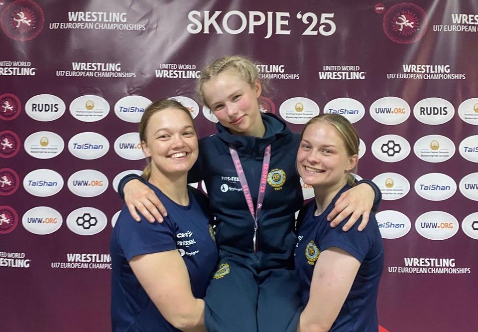 Silver och ny svensk medaljchans på U17-EM | Svenska Brottningsförbundet