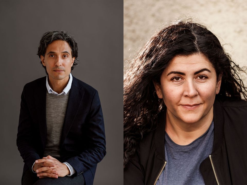 Jonas Hassen Khemiri i samtal med Farnaz Arbabi på Uppsala stadsteater ...