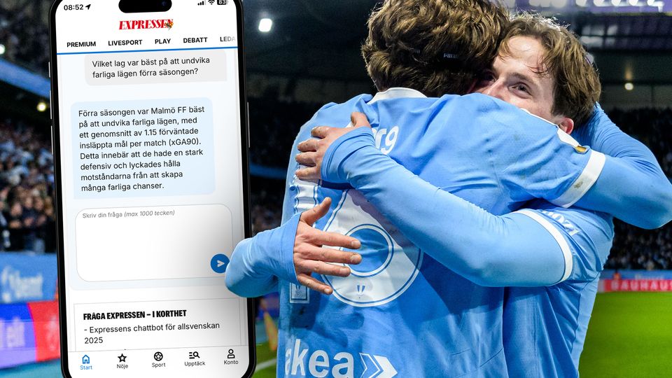Expressen lanserar AI-chattbot – ska ge supportarna alla svar om allsvenskan | Expressen