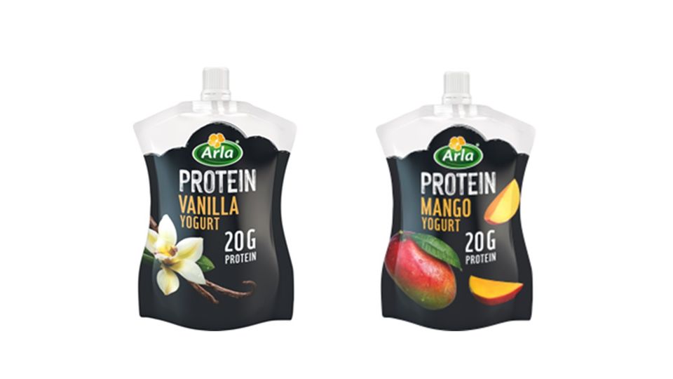 Praktisk proteinboost på språng med nya Arla Protein Pouches | Arla