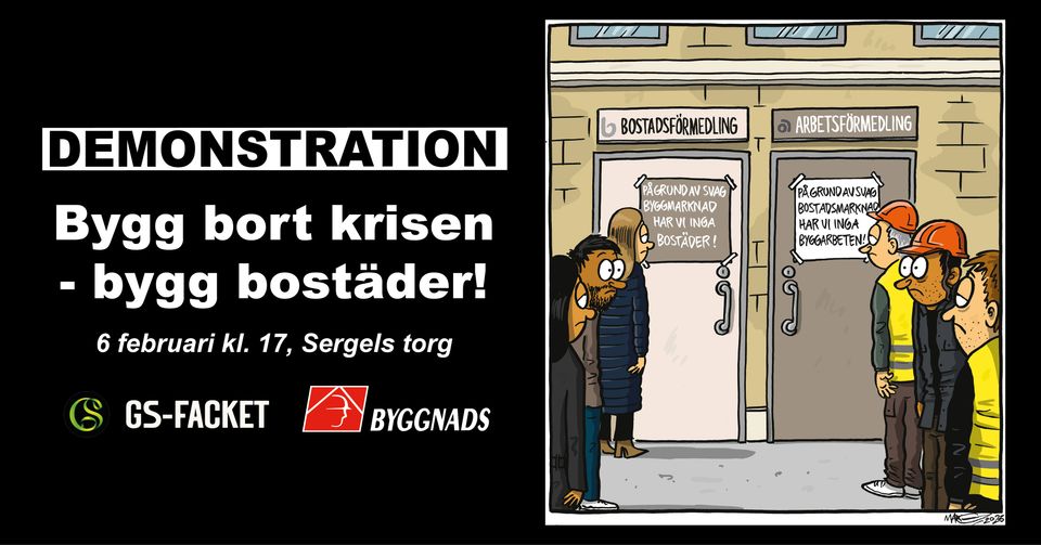 Demonstration 6/2 och överlämning av protestlista till bostadsminister ...