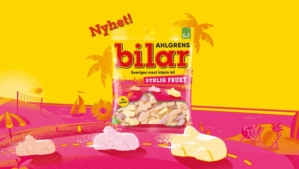 Ahlgrens bilar Syrlig Frukt – en klassiker i smakrik nytappning! | Cloetta Sverige AB