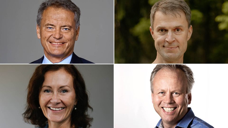 Carl-Henric Svanberg, Mats Danielsson, Helena Hedblom och Daniel ...