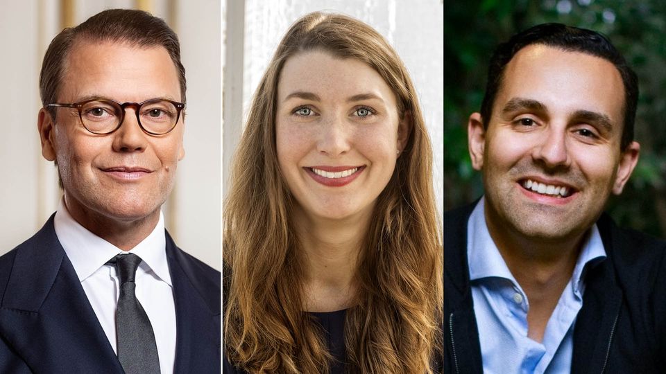 Entreprenörssamtal med Prins Daniel, Alan Mamedi och Caroline Walerud ...
