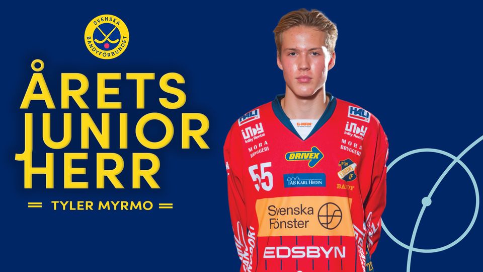 Tyler Myrmo - Årets Junior Herr i svensk bandy | Svenska Bandyförbundet