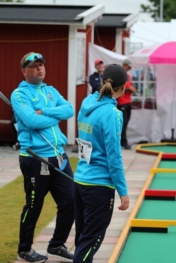 Nytt VM-guld i bangolf till svenska mixedlaget Karin Olsson och Carl ...
