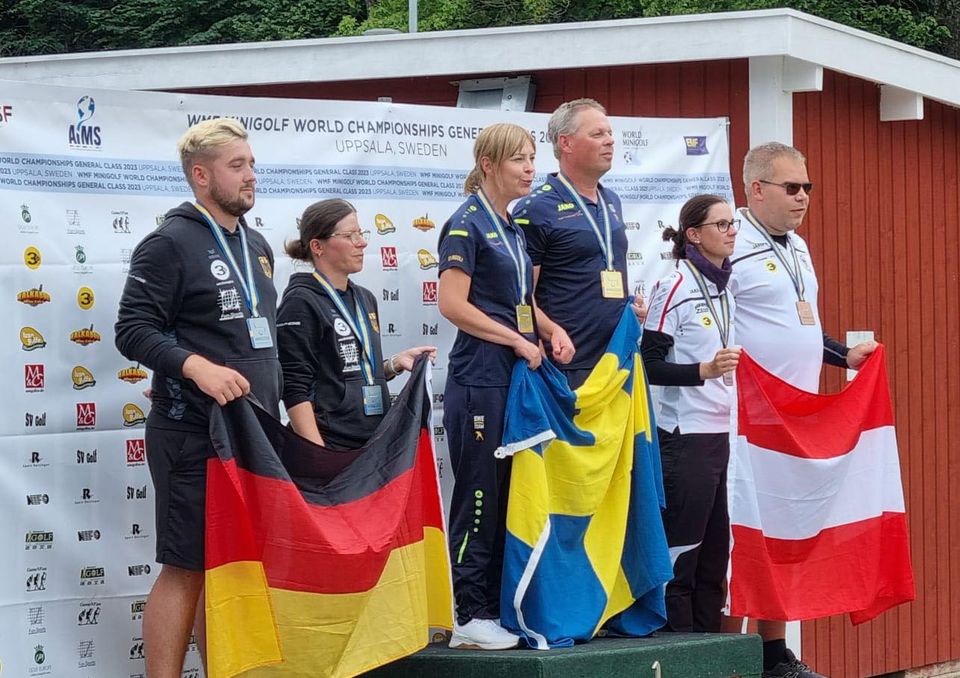 Nytt VM-guld i bangolf till svenska mixedlaget Karin Olsson och Carl ...