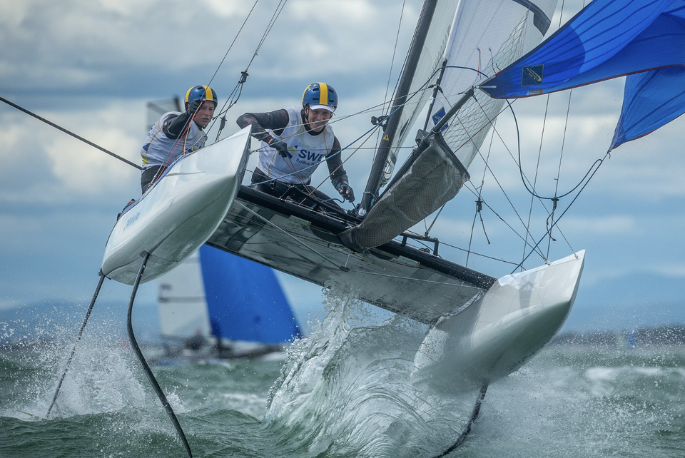 Dubbel svensk medaljjakt på VM-finalen i Nacra | Svenska Seglarförbundet