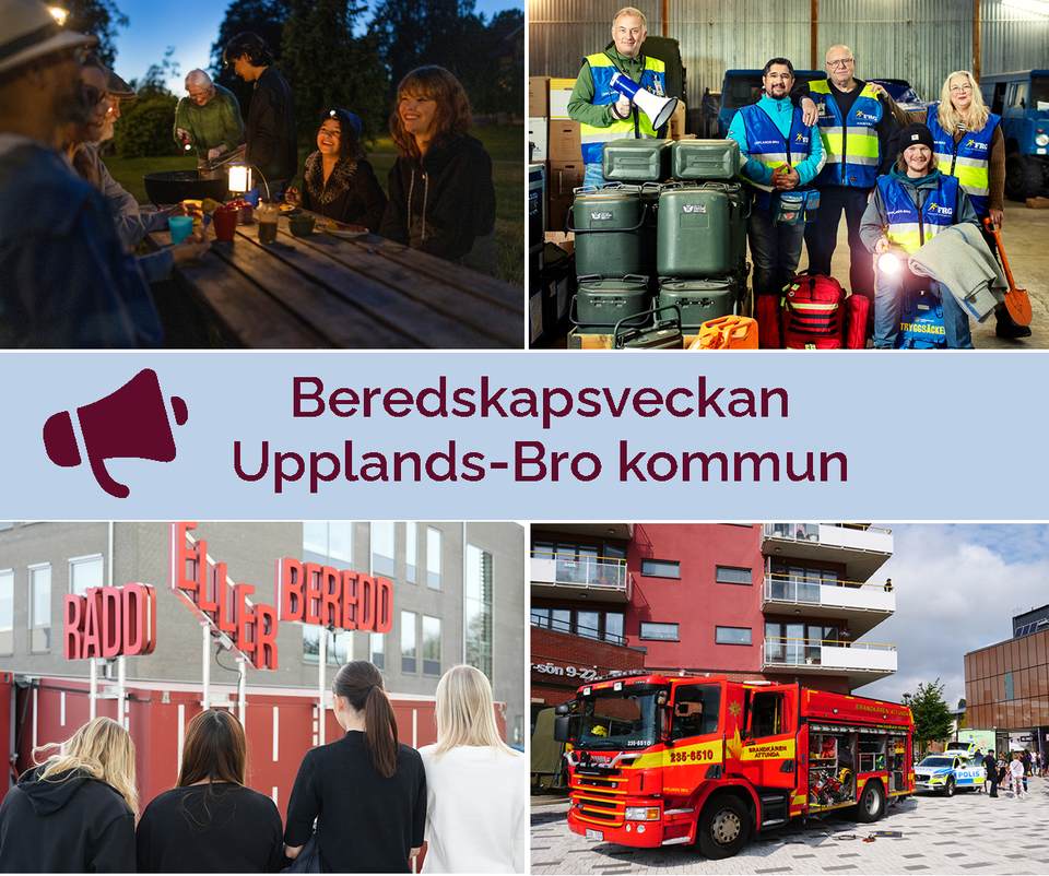 Upplands-Bro kommun presenterar program för Beredskapsveckan | Upplands-Bro kommun