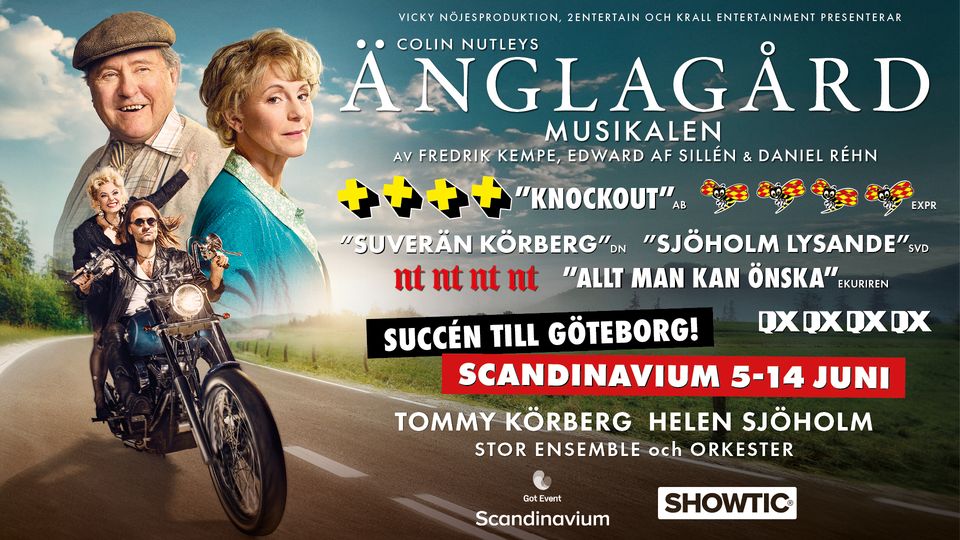 Succémusikalen Änglagård till Scandinavium | Got Event