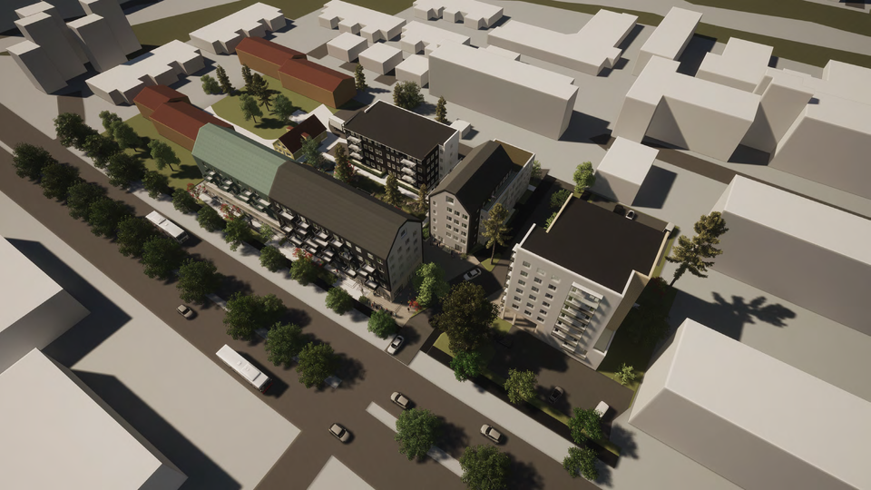 Ny plan för kvarteret Idun i Svartbäcken: Bevarande och nyproduktion i fokus | Uppsalahem